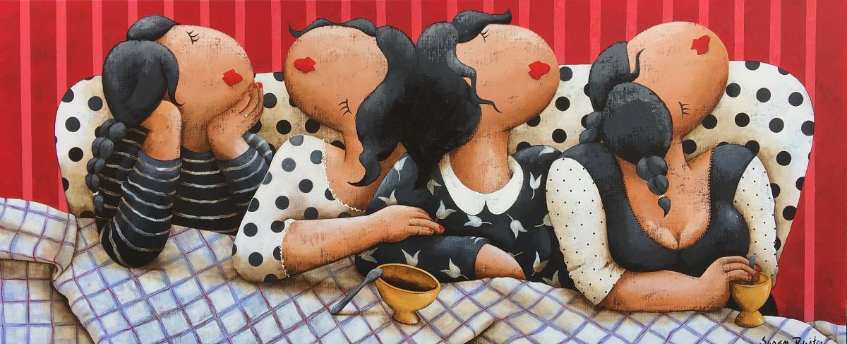 Susan Ruiter - Dutch artist Susan Ruiter interior and artwork dikke dames