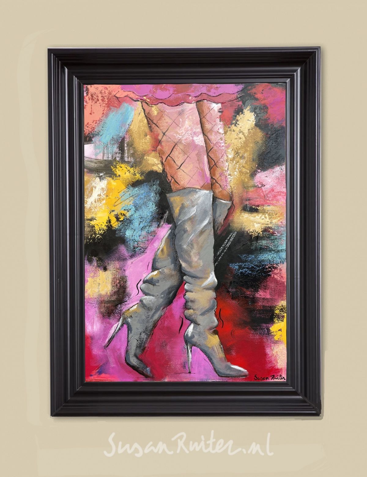 Susan Ruiter - Wear with a smile exclusieve contemporary art Susan Ruiter